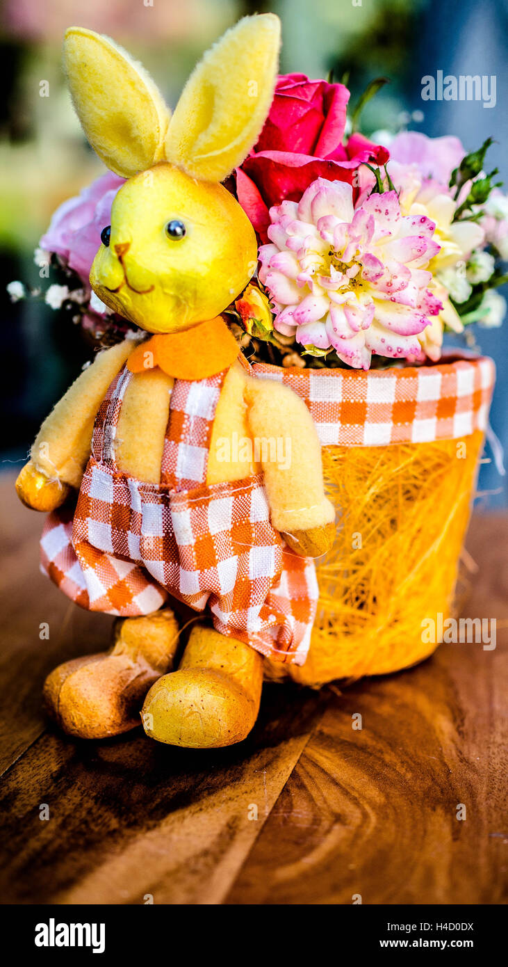 Rabbit and rose hi-res stock photography and images - Alamy