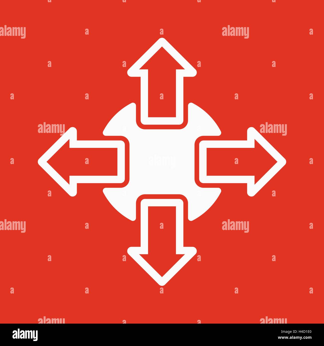 Digital cursor map Stock Vector Images - Alamy