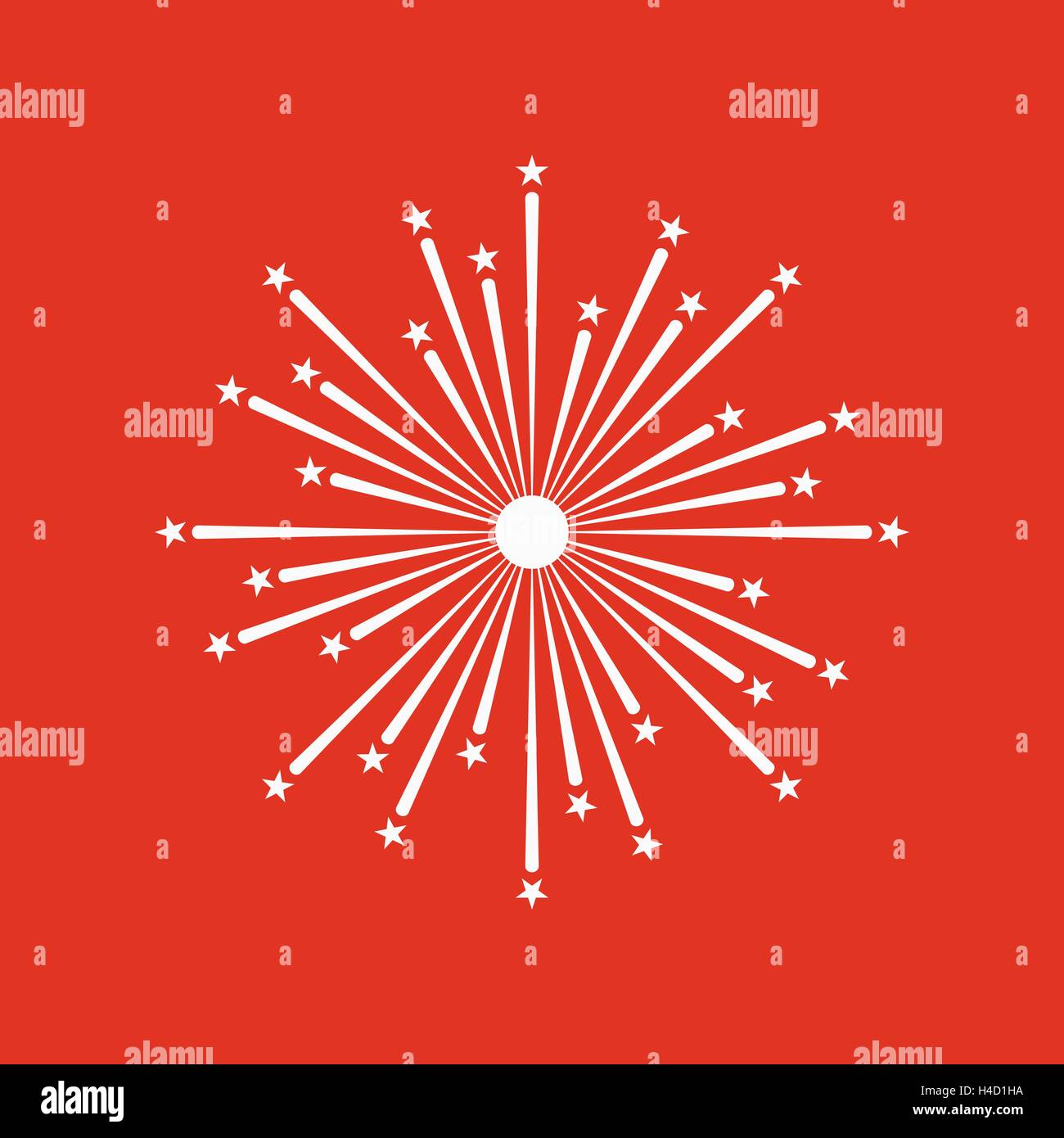 Firework icon. Holiday symbol. Flat Stock Vector Image & Art - Alamy