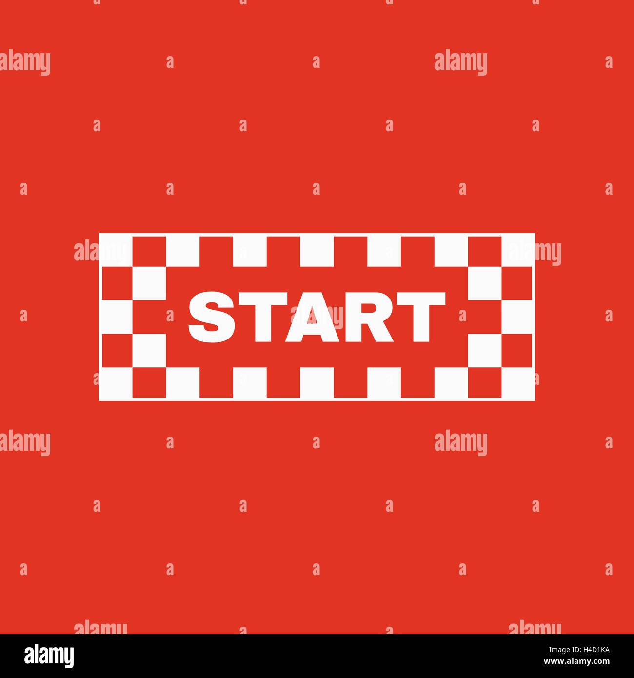 The start icon. Start symbol. Flat Stock Vector Image & Art - Alamy