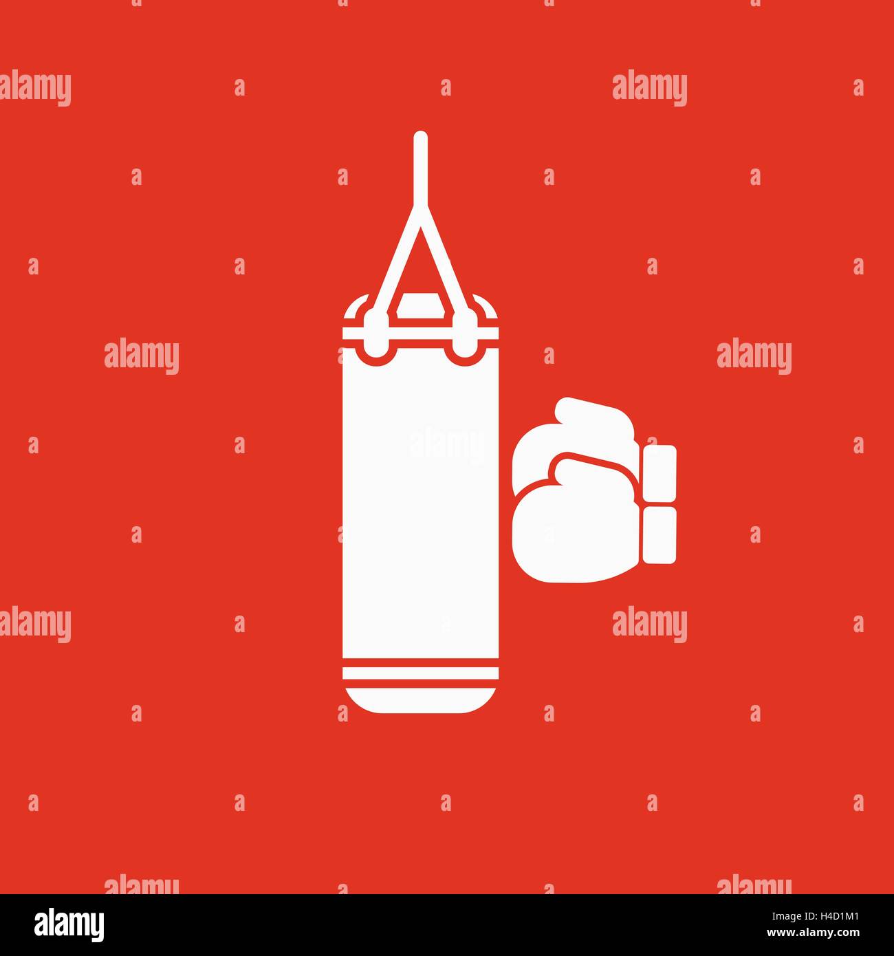 Boxing pictogram hi-res stock photography and images - Alamy