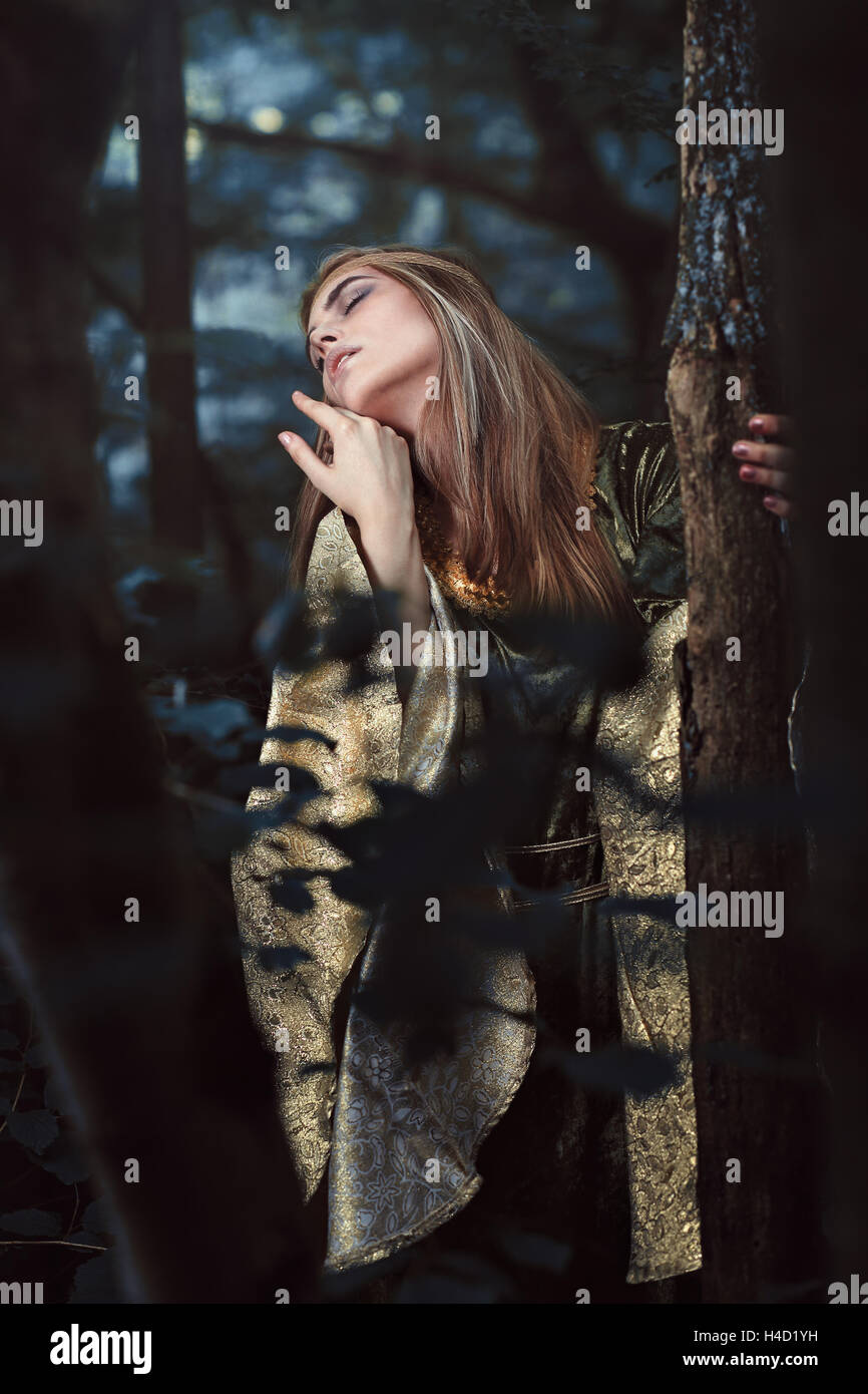 Beautiful lady in surreal hi-res stock photography and images - Alamy