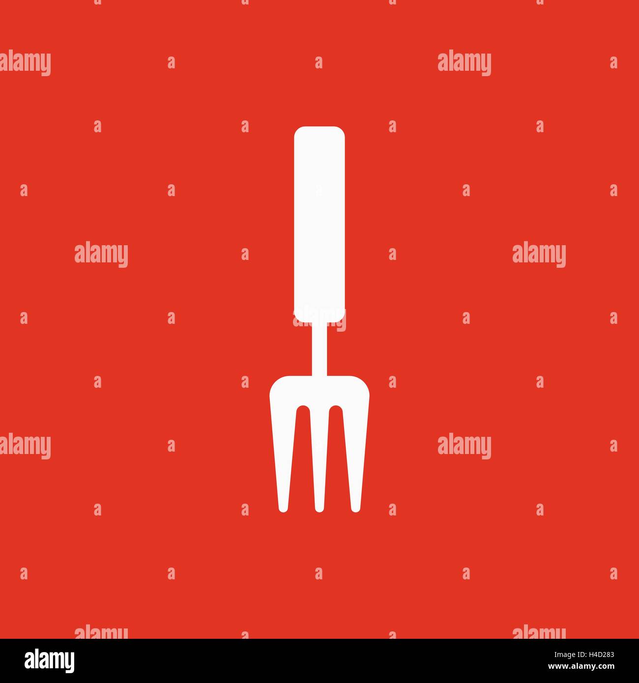 The rake icon. Raking symbol. Flat Stock Vector Image & Art - Alamy