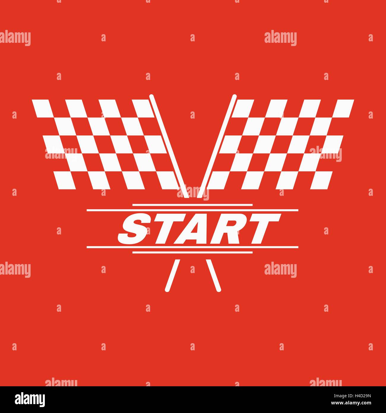 Running Start Position Stock Vector Images - Alamy