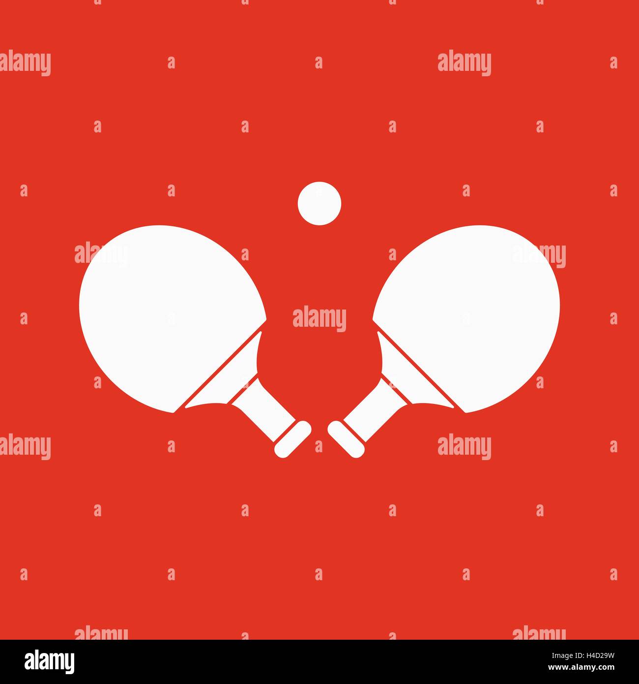 The Table tennis icon. Ping pong symbol. Flat Stock Vector Image & Art ...