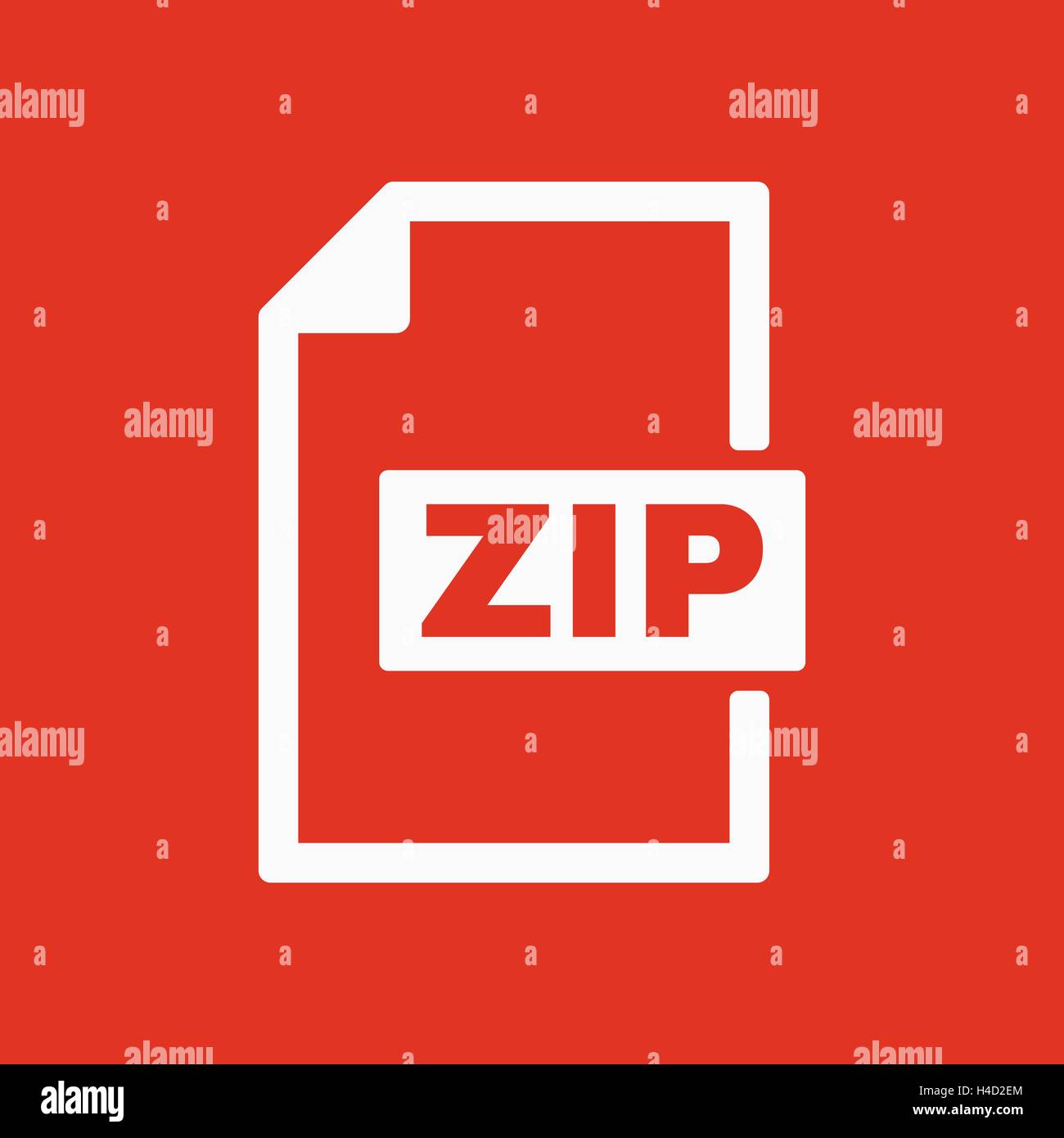 The ZIP file icon. Archive and compressed symbol Stock Vector Image ...