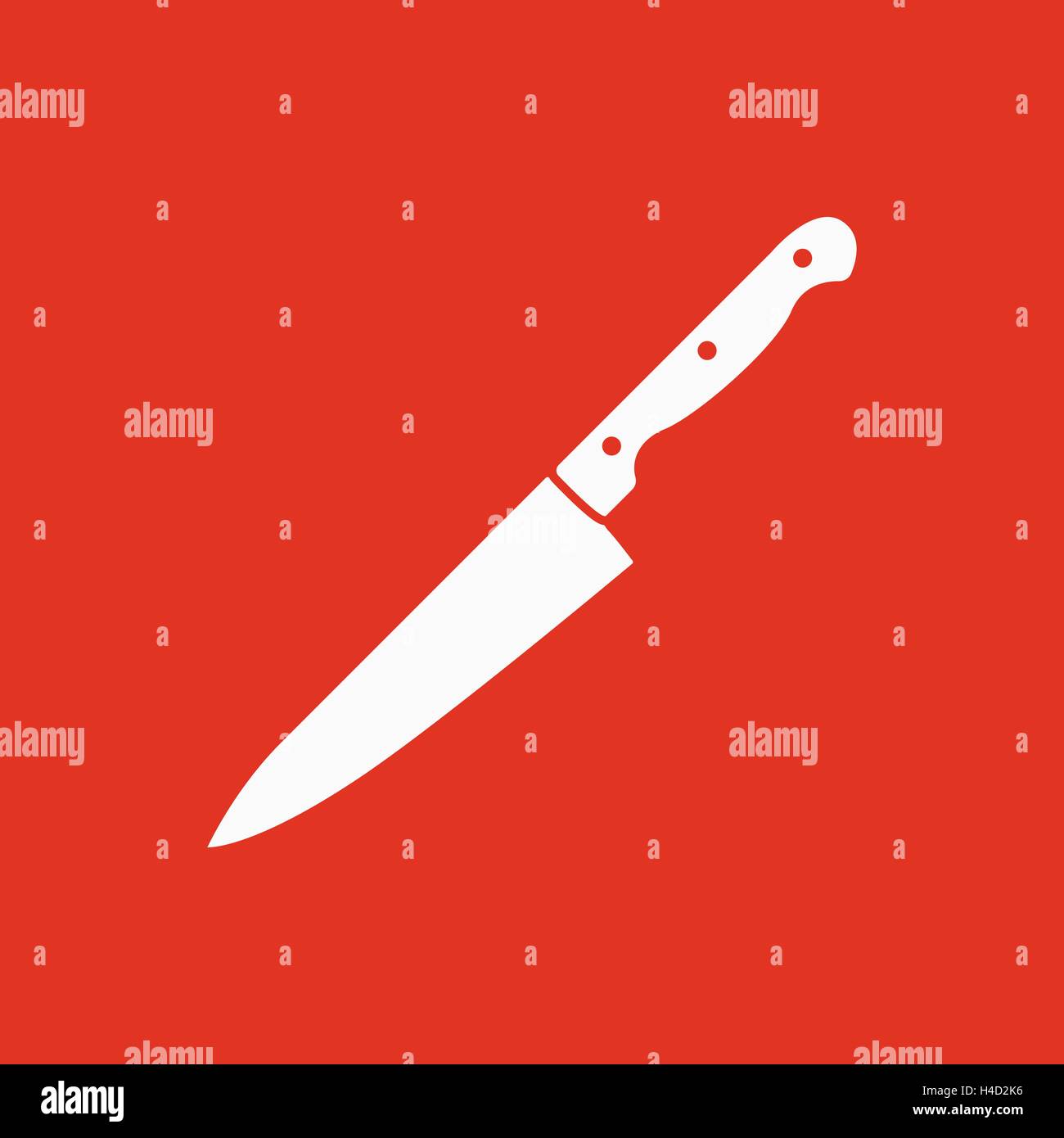 The knife icon. Chopper Knife symbol. Flat Stock Vector Image & Art - Alamy