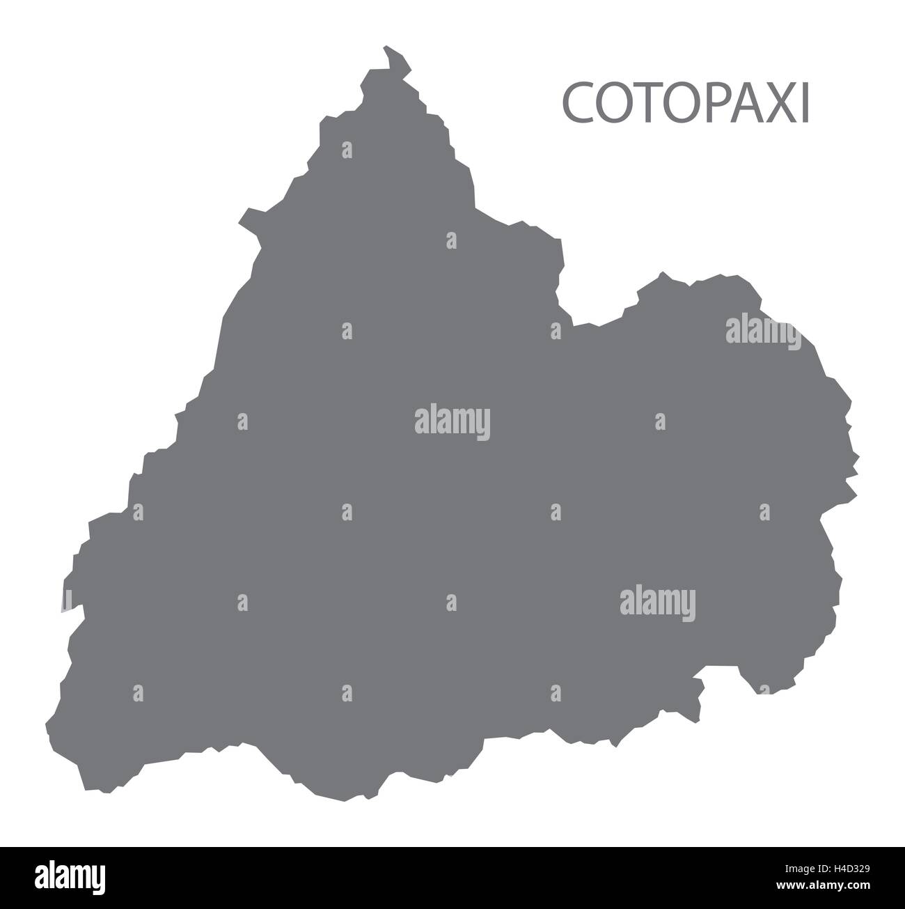 Cotopaxi Ecuador Map grey Stock Vector Image & Art - Alamy