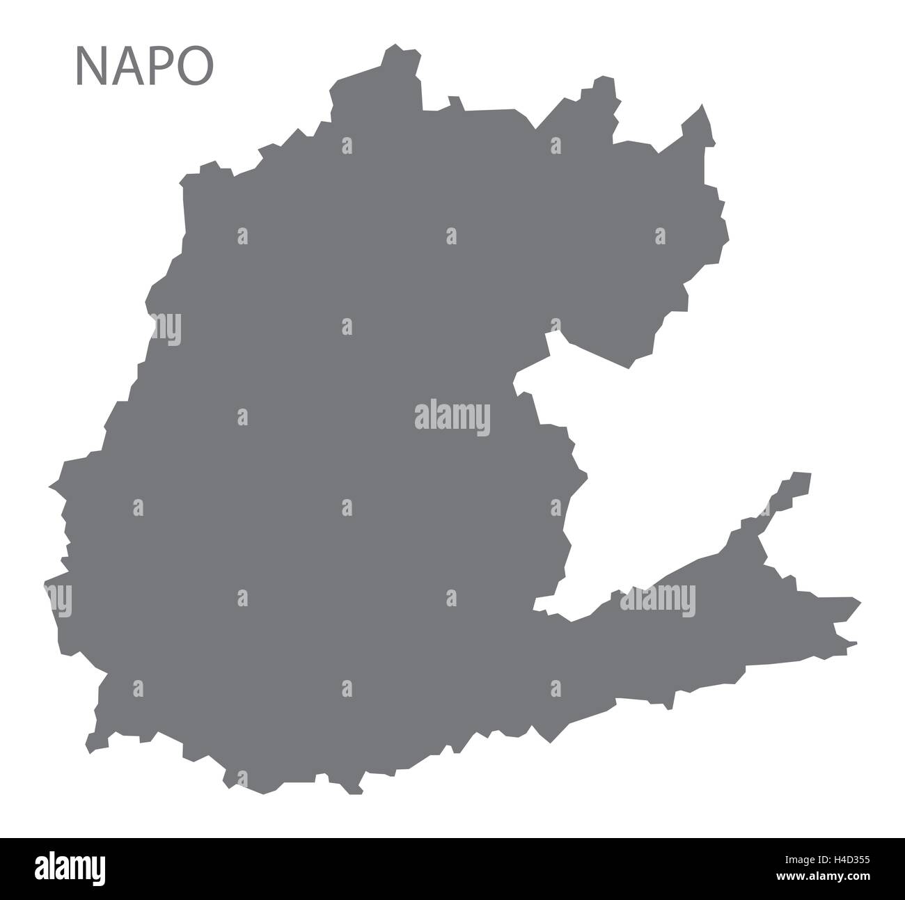 Napo Ecuador Map grey Stock Vector Image & Art - Alamy