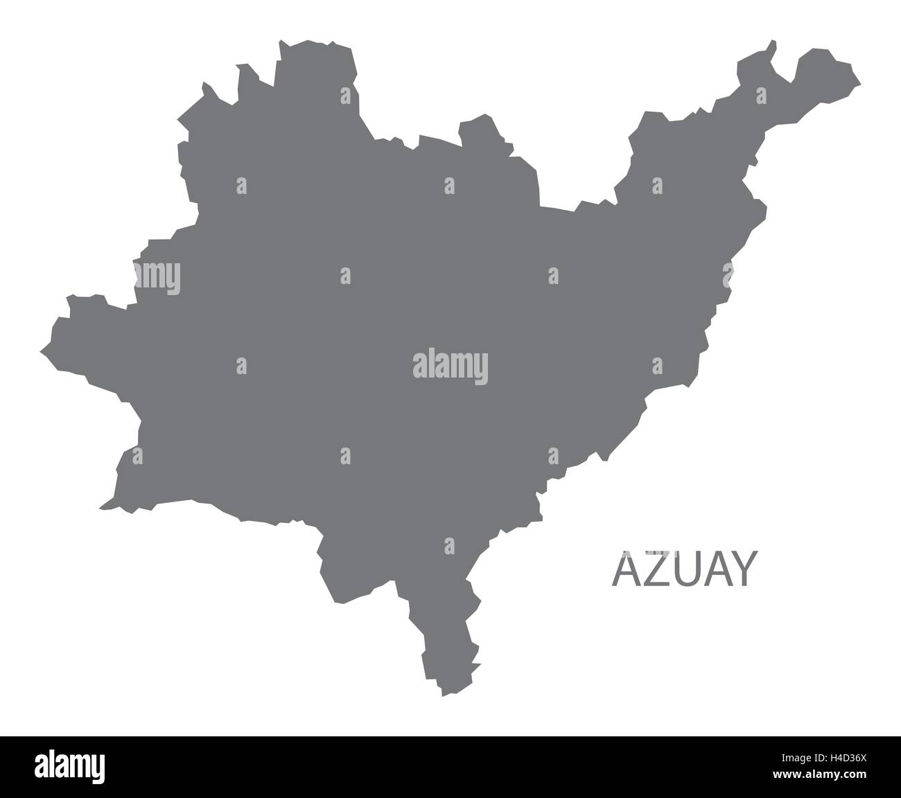 Azuay silhouette map hi-res stock photography and images - Alamy
