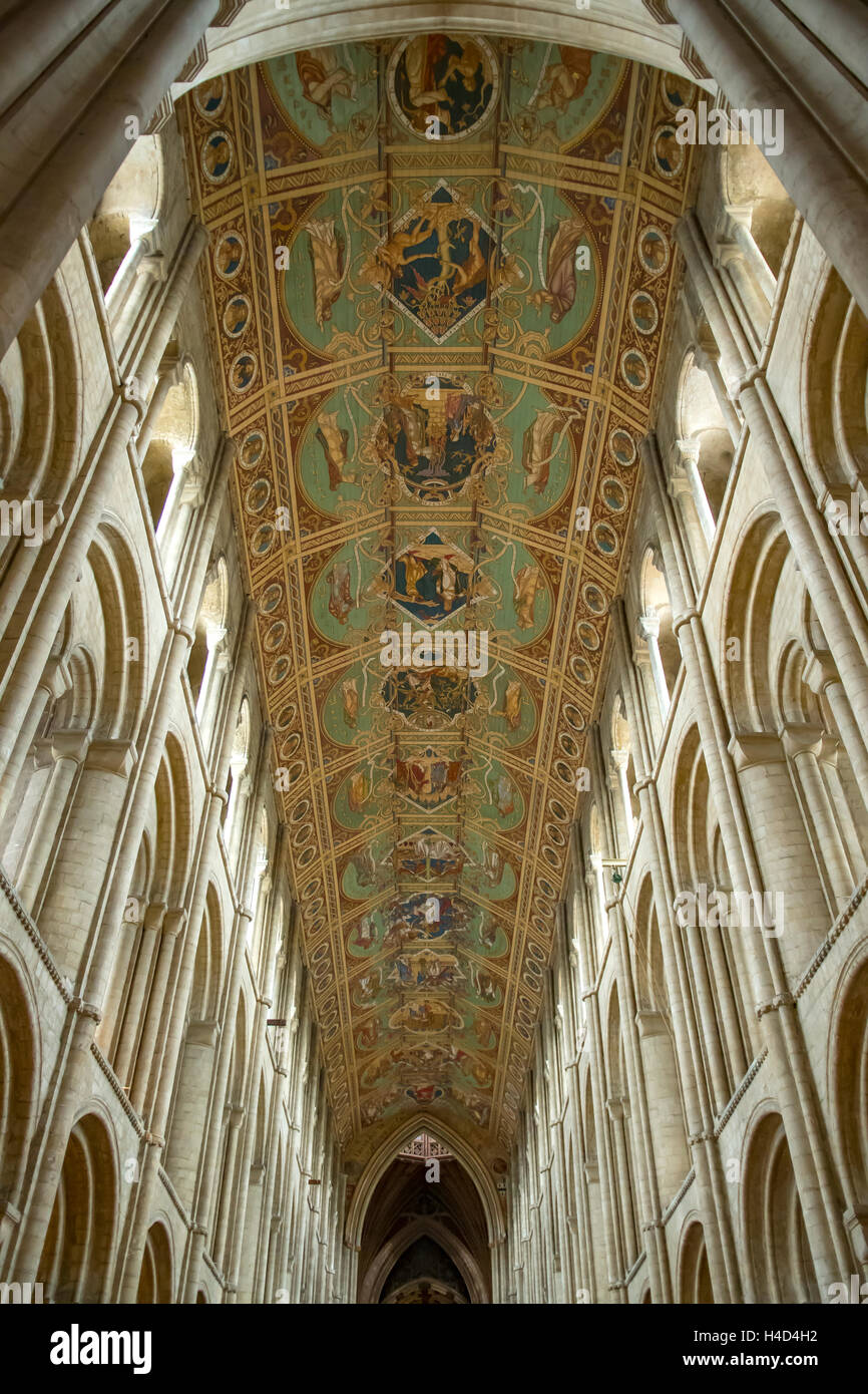 Ceiling of Ely Cathedral, Cambridgeshire, England Stock Photo - Alamy