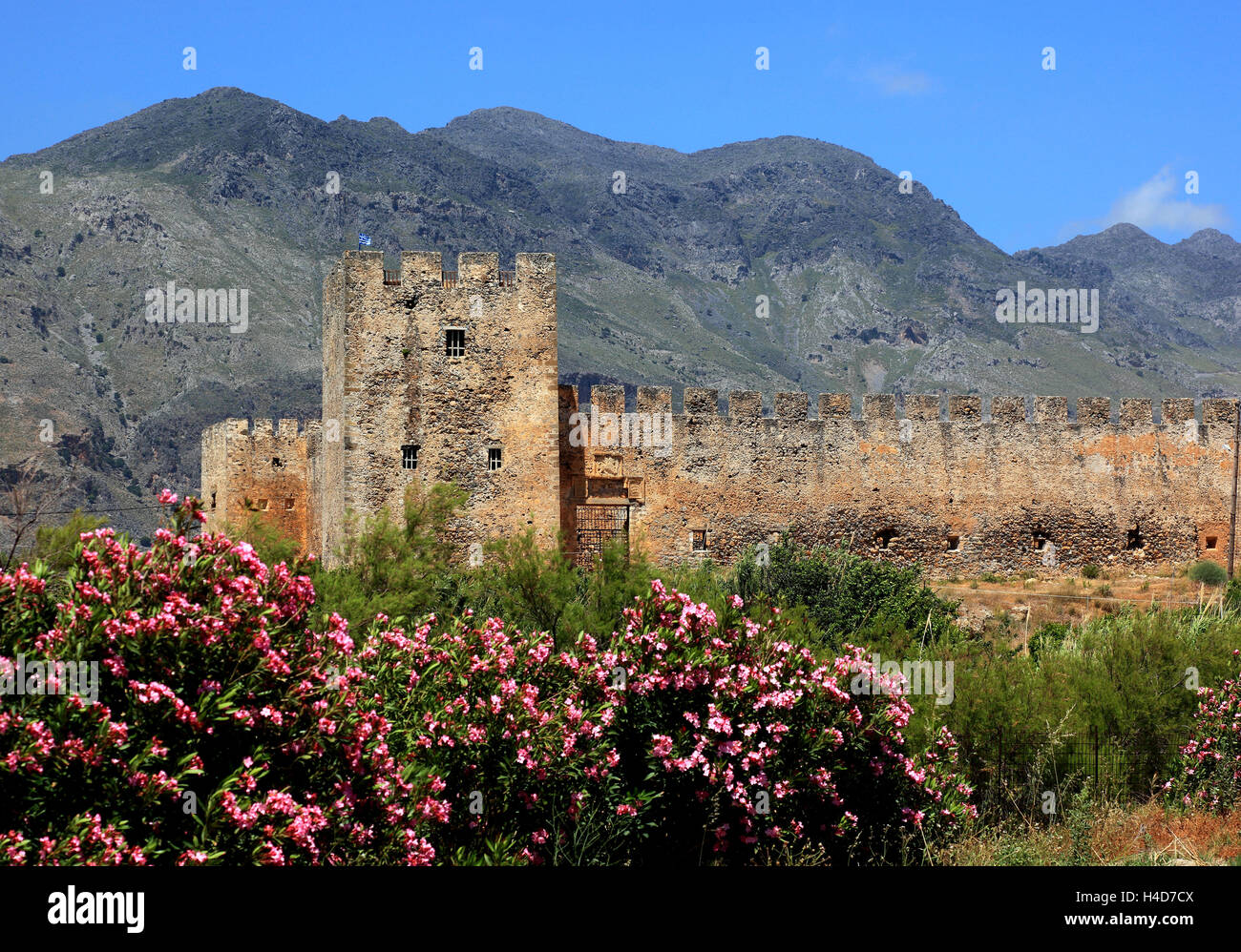 Fortress frangokastello on south coast hi-res stock photography and ...