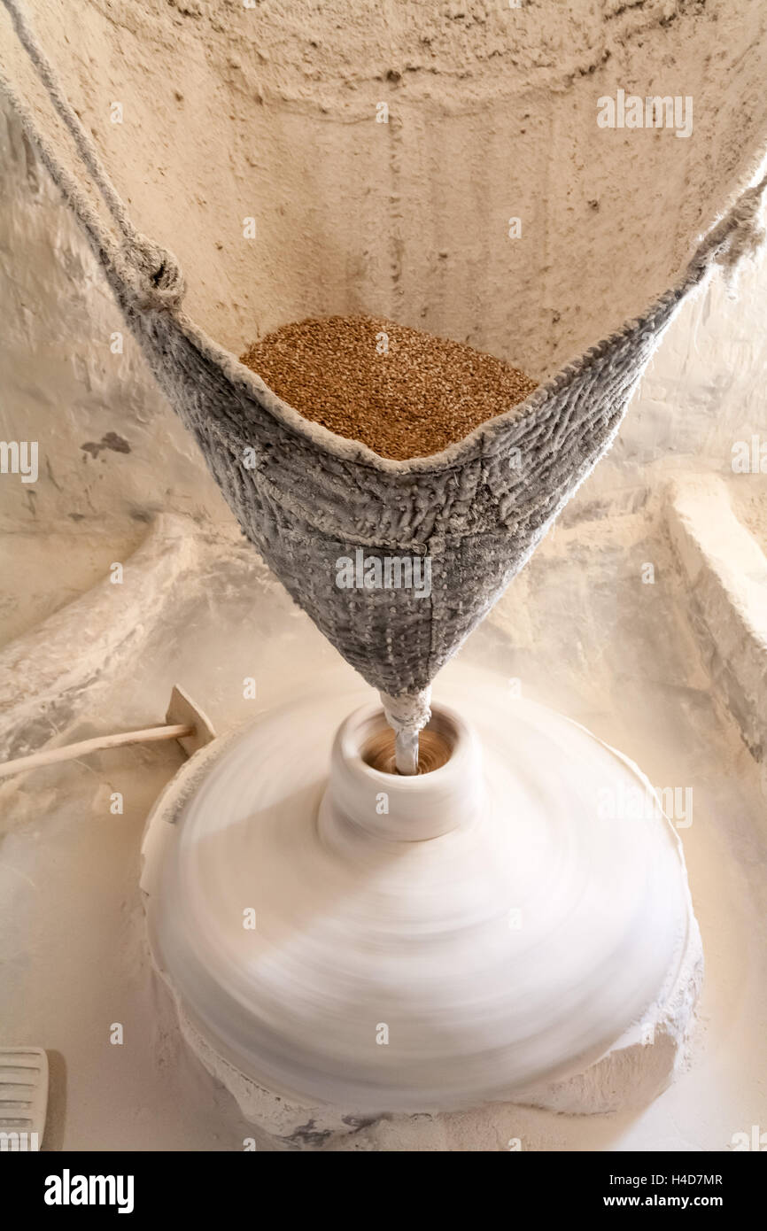 Traditional Flour Mill Stock Photo - Alamy