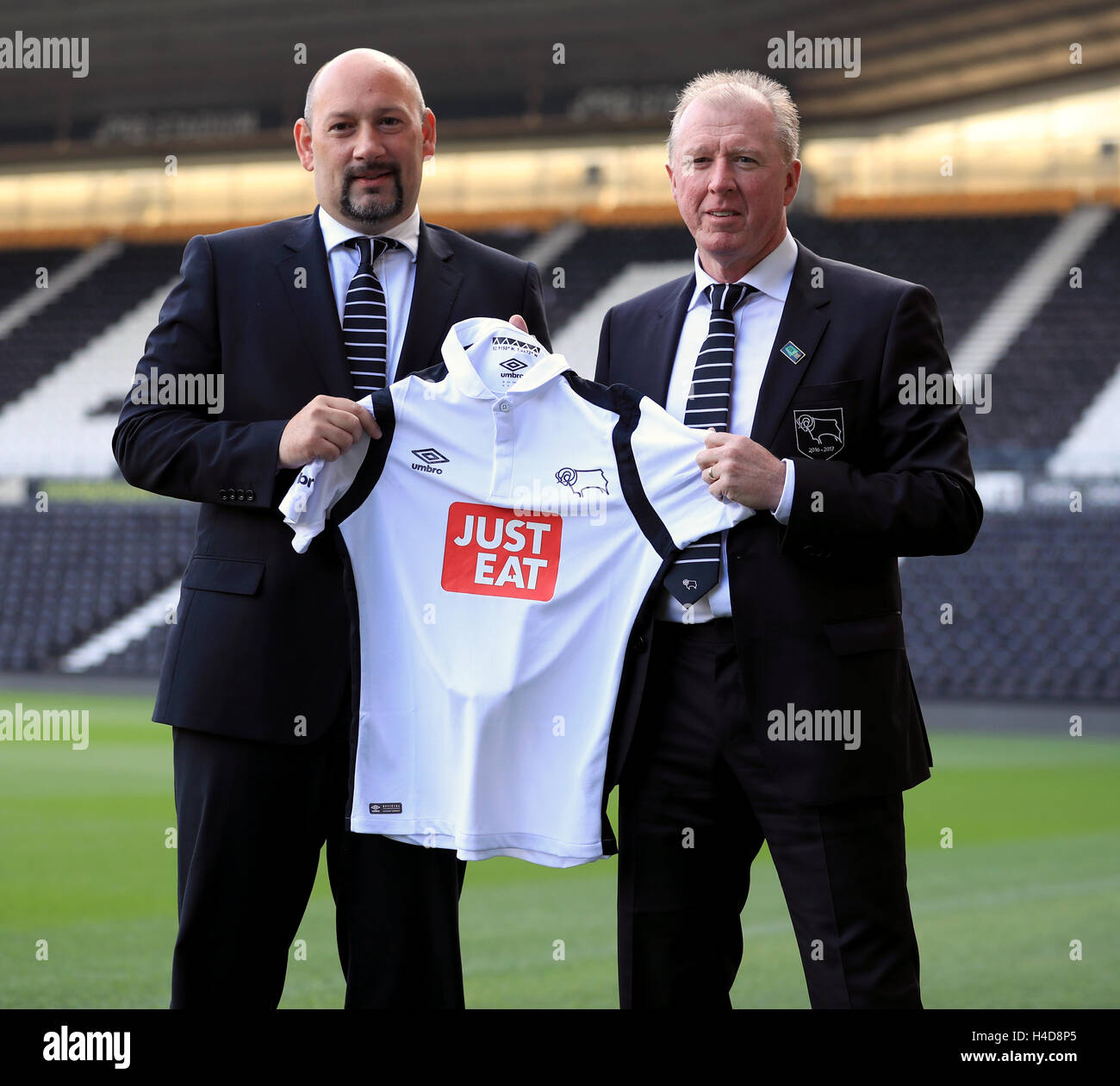 Derby county president chief executive sam rush hi-res stock ...