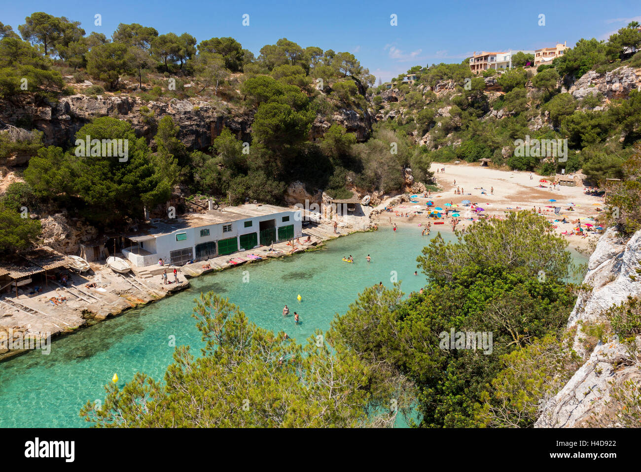 Cala Pi, south coast the island Majorca, the Balearic Islands, Spain ...