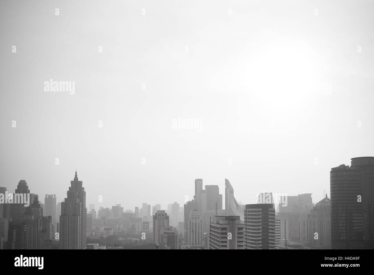 Bangkok, skyline, backlight Stock Photo - Alamy