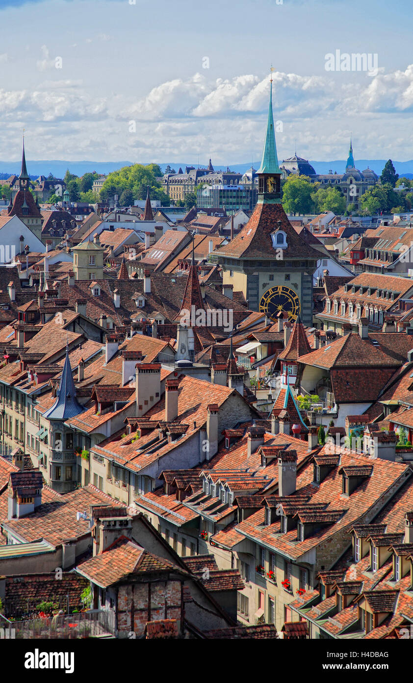 Overview about the Old Town Bern, Switzerland Stock Photo - Alamy