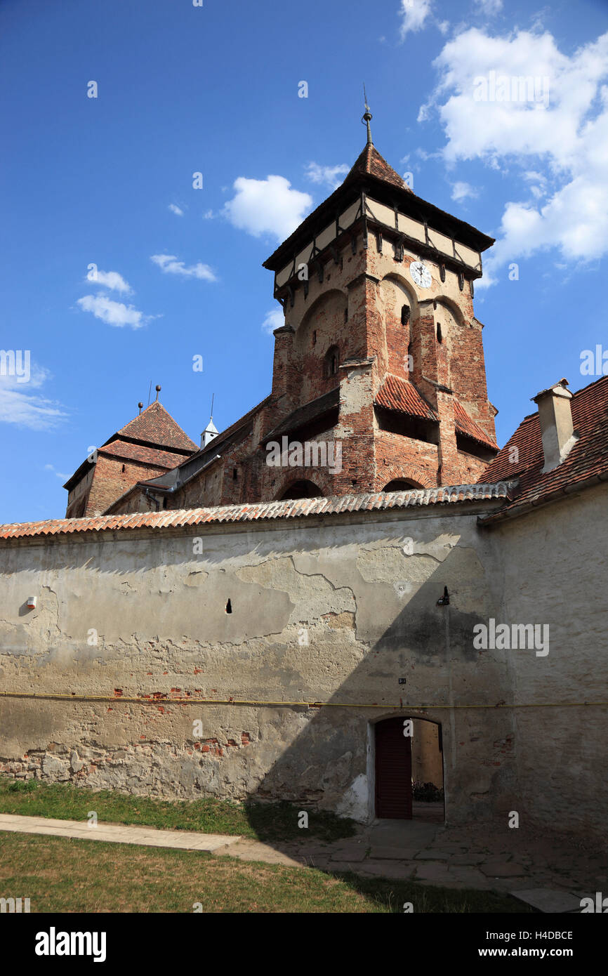 The church castle worm hole, builds in the 14th century, UNESCO-world ...