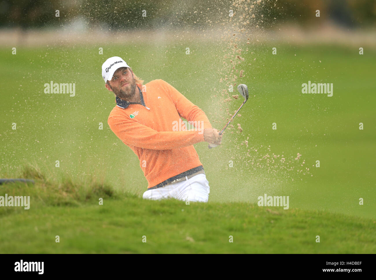 Swedens johan carlsson plays out bunker hi-res stock photography and ...