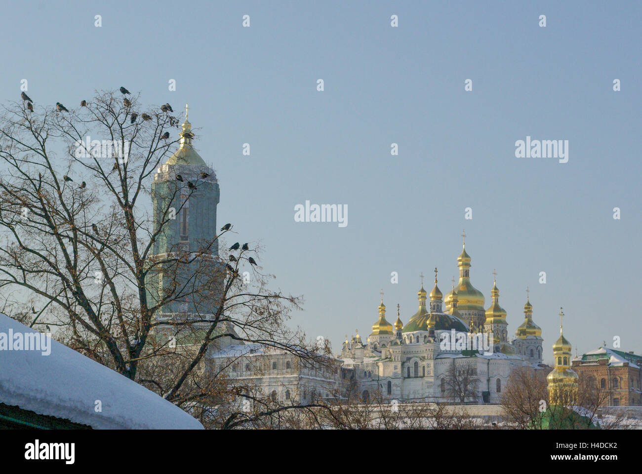 view of the ancient Kiev Pechersk Lavra of Kiev in Ukraine Stock Photo ...