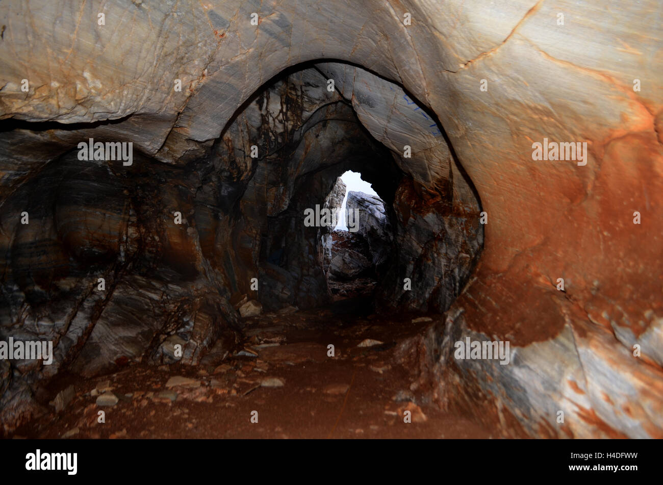 caves and mines around Greece Stock Photo - Alamy