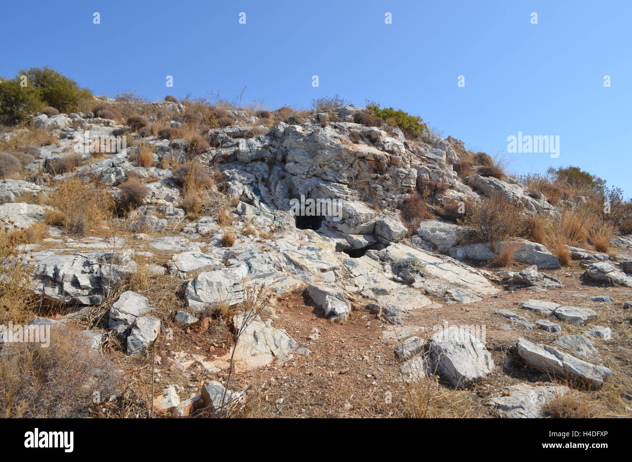 caves and mines around Greece Stock Photo - Alamy