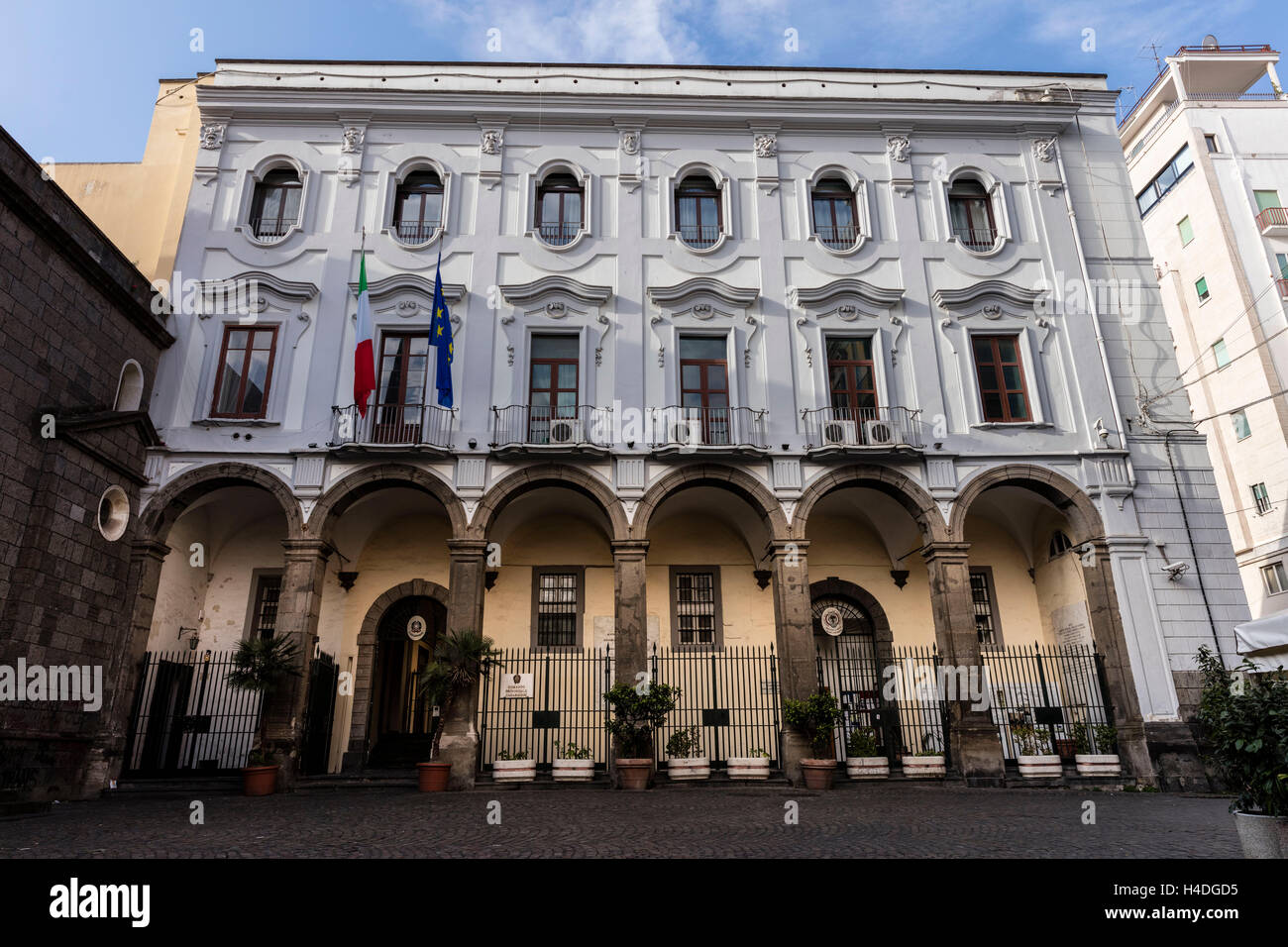 Police headquarters, Naples, Italy, Kampanien Stock Photo - Alamy