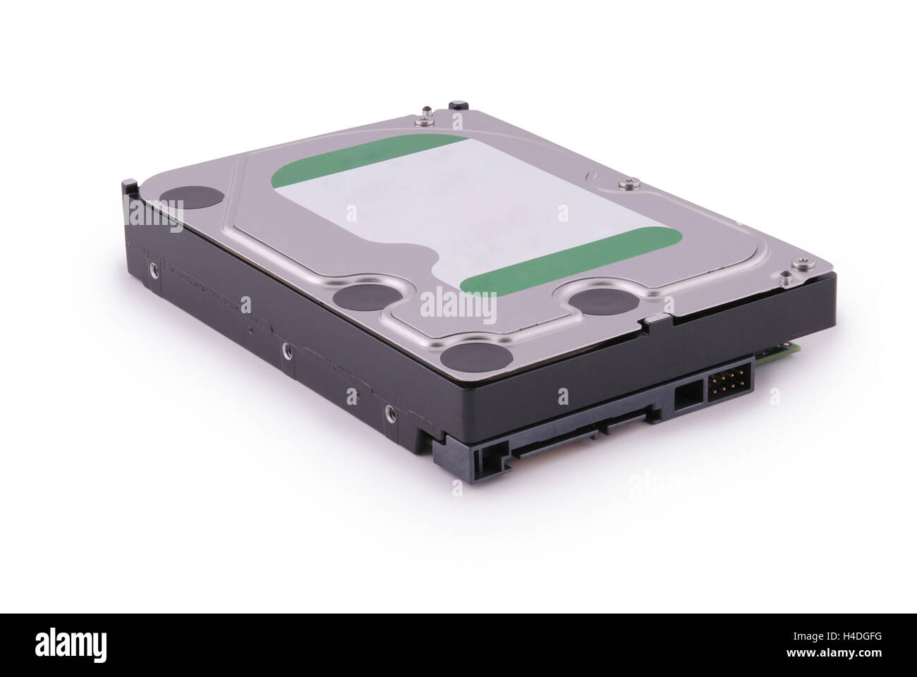 Computer hard disk isolated on white background. Clipping path inside Stock Photo - Alamy