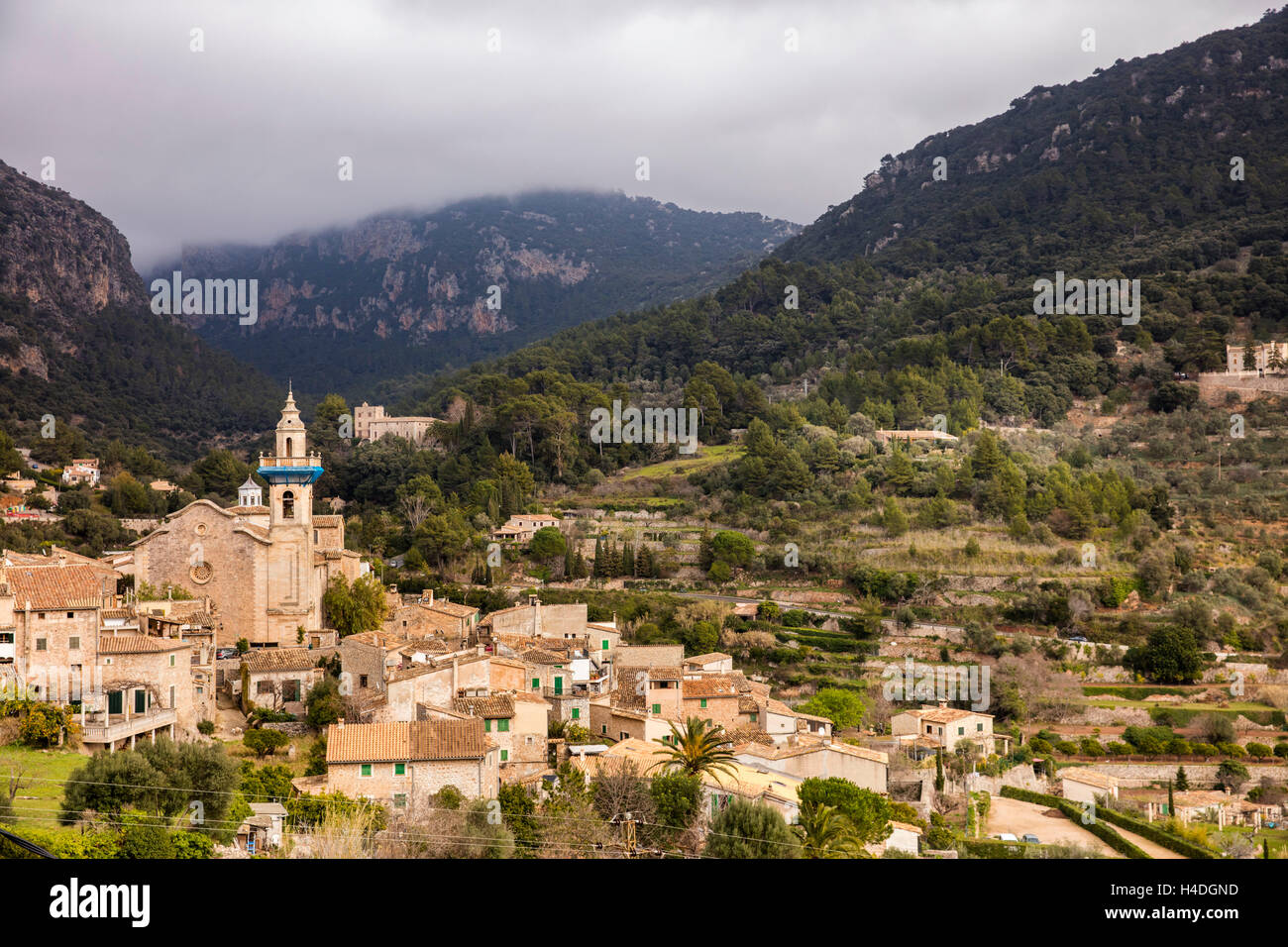 Local view, Valldemossa, Spain, the Balearic Islands, Majorca Stock ...