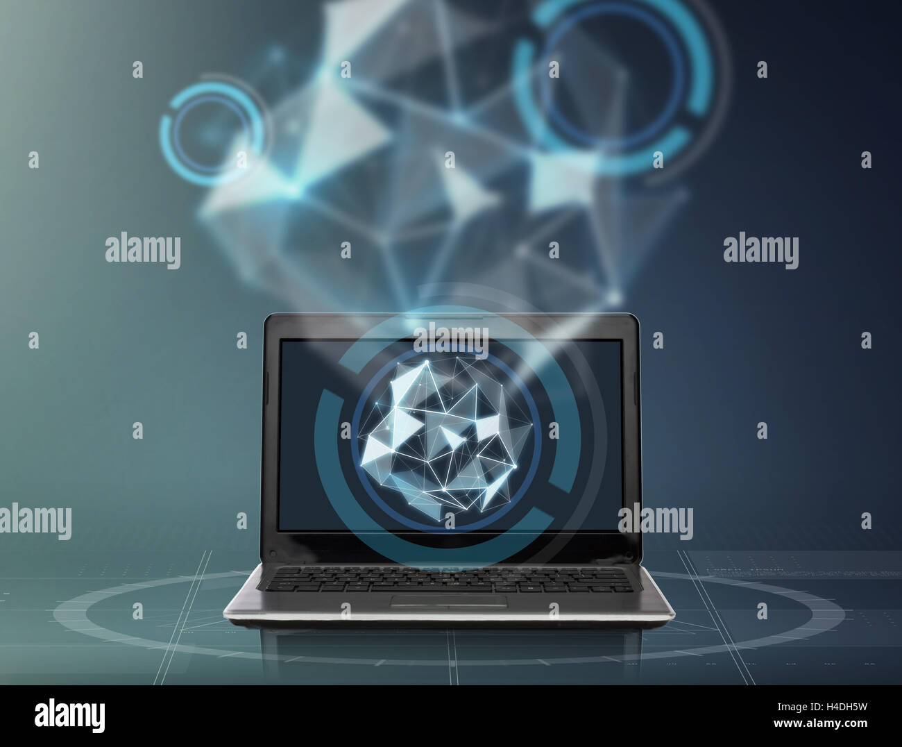 Laptop projection hi-res stock photography and images - Alamy