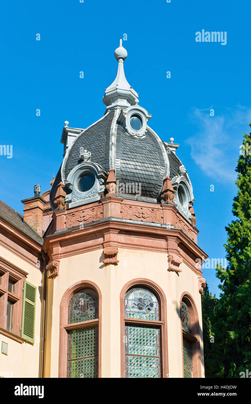 Germany, Baden-Wurttemberg, bathing hamlet, large-scale ducal palace ...