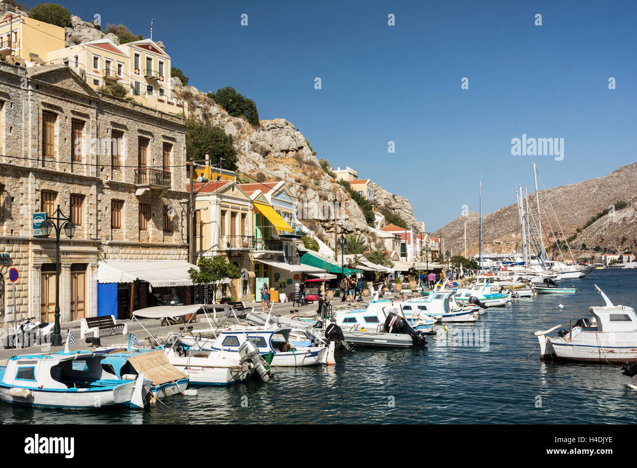 Simi, local view with mansions Stock Photo - Alamy