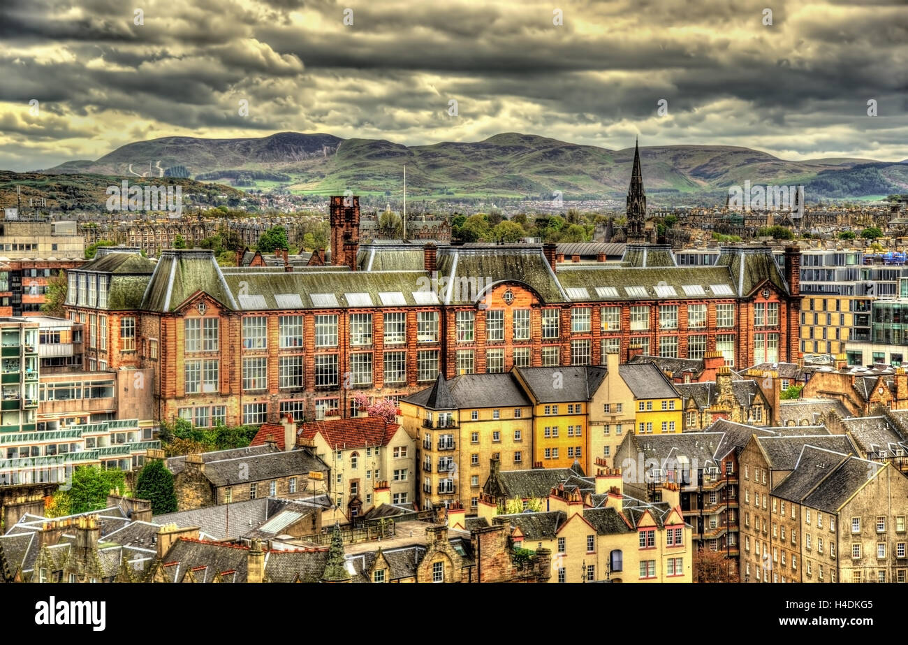 View of Edinburgh College of Art in Scotland Stock Photo - Alamy