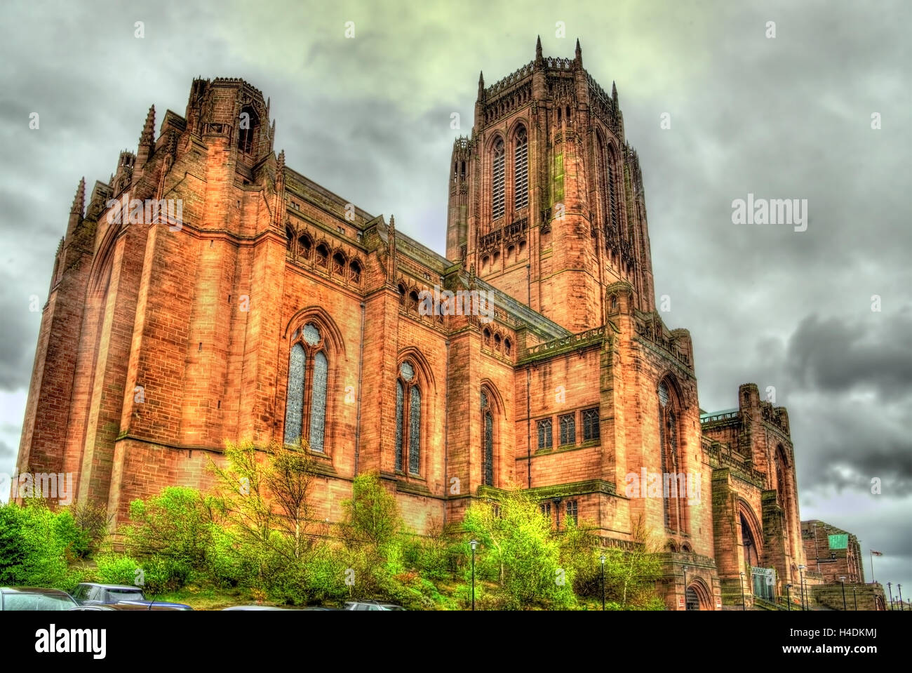 Cathedral Church of the Risen Christ, Liverpool - England Stock Photo ...