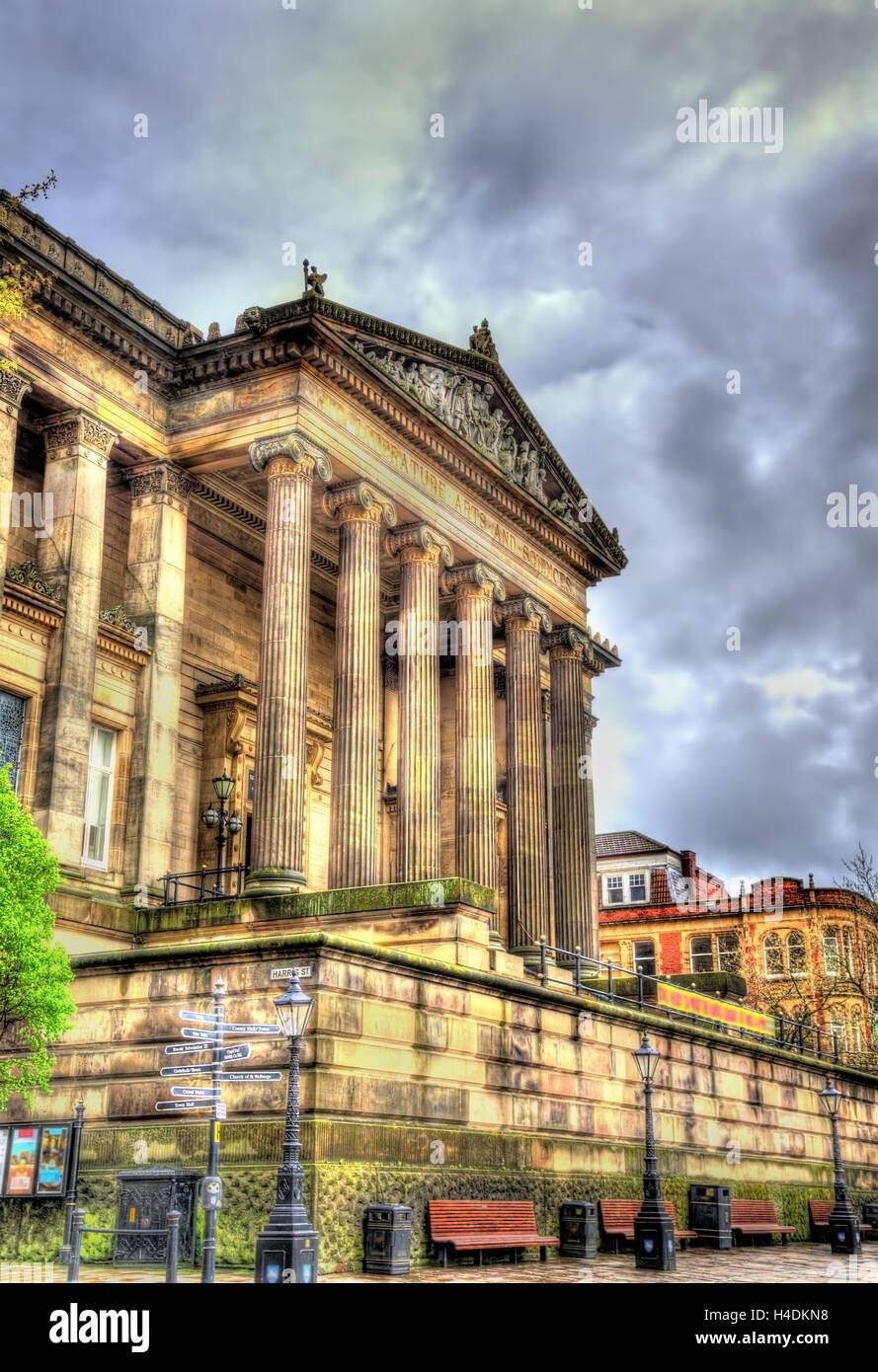 Harris Museum and Art Gallery in Preston - England Stock Photo - Alamy