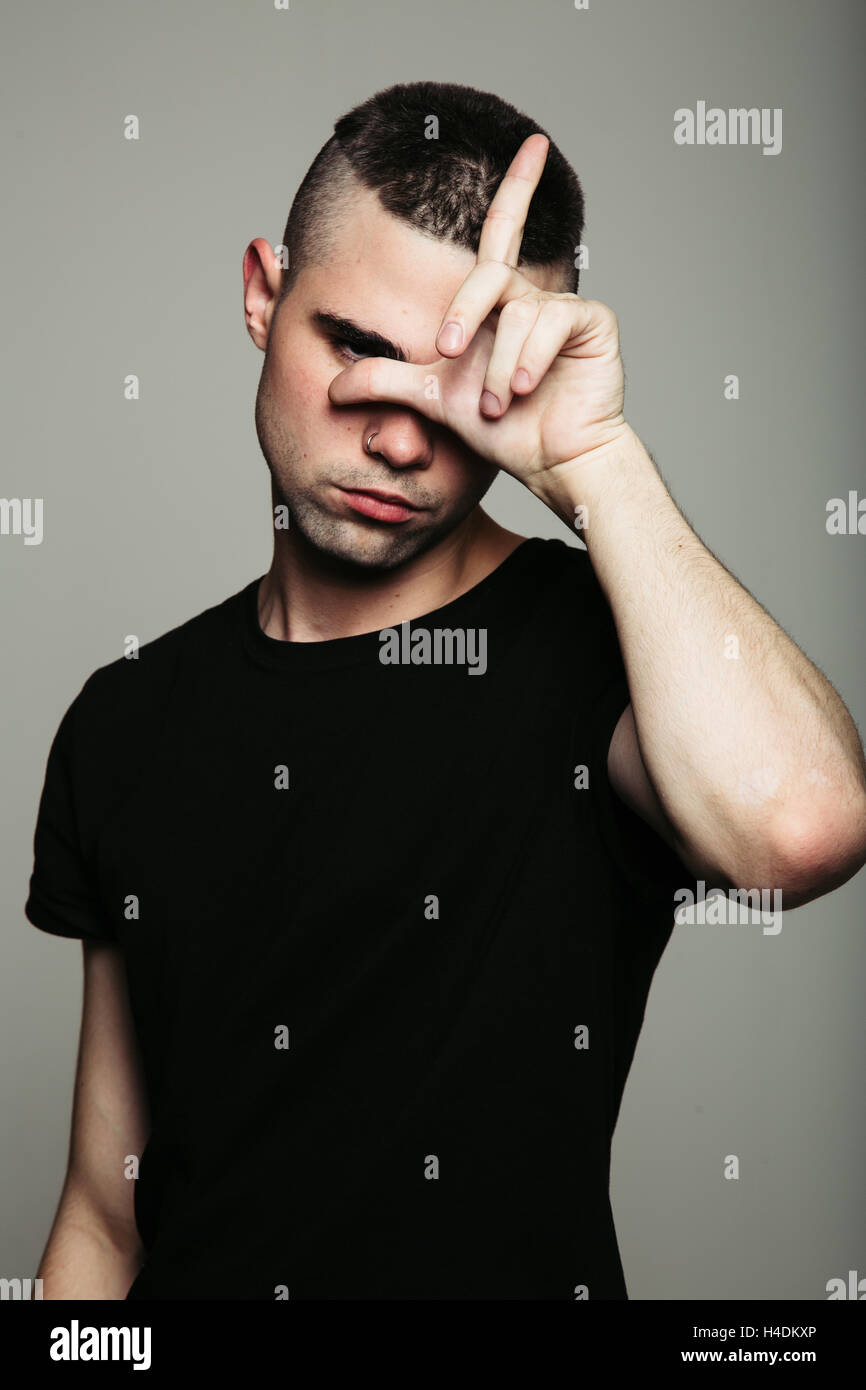 Loser sign hi-res stock photography and images - Alamy