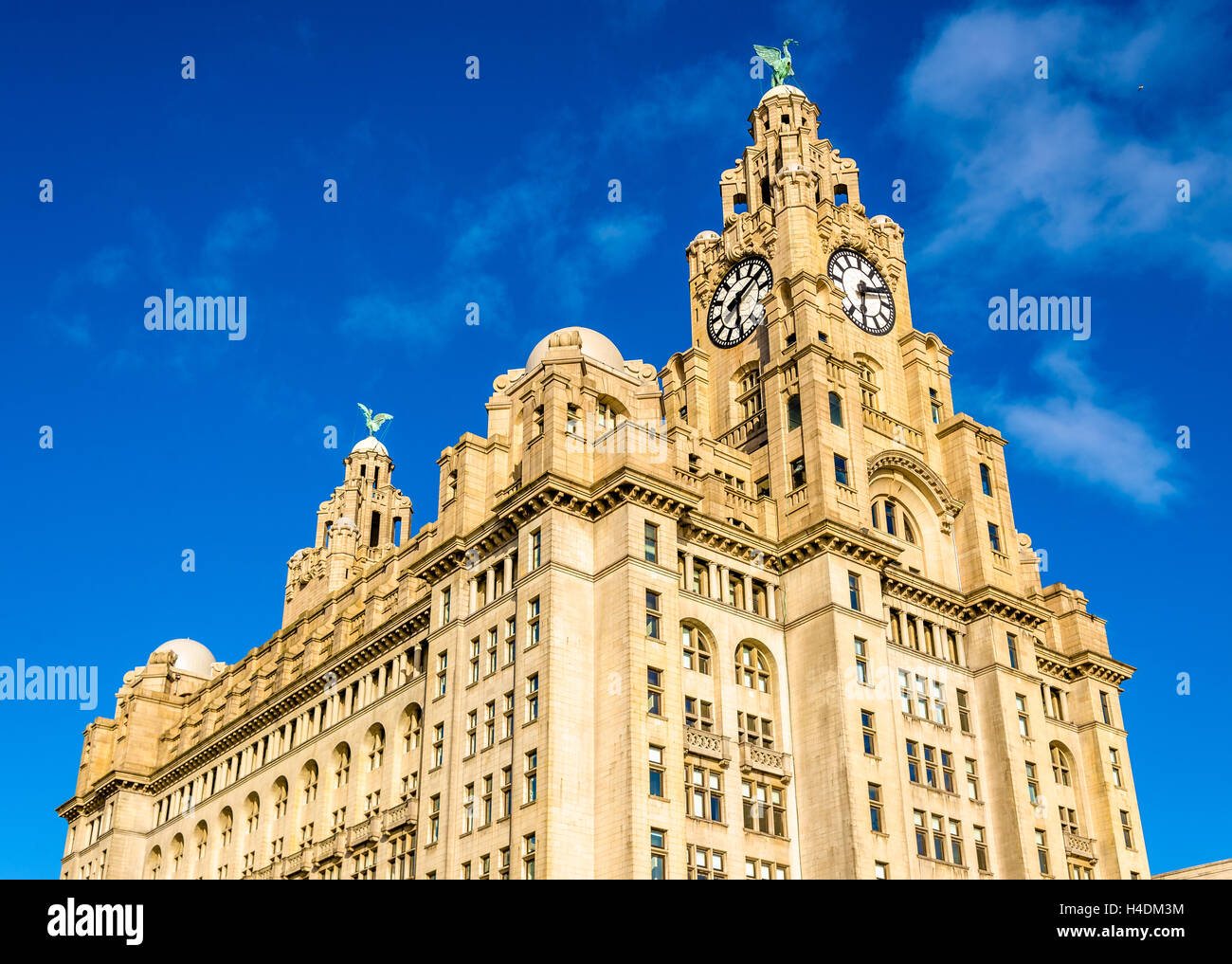 The Royal Liver Building in Liverpool - England Stock Photo - Alamy