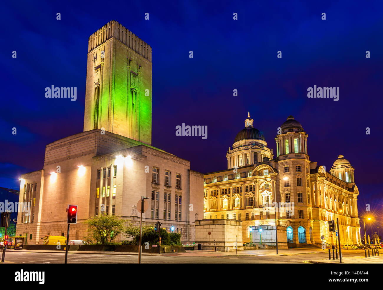 George's Dock Building and Ventilation Station - Liverpool Stock Photo ...