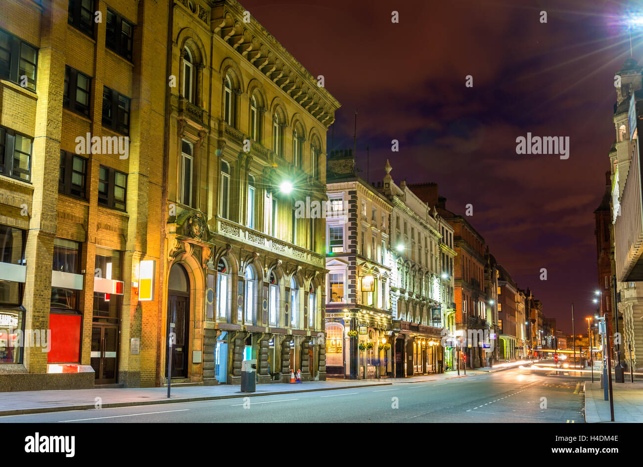 Dale Street, a street in the Commercial Centre of Liverpool, England ...