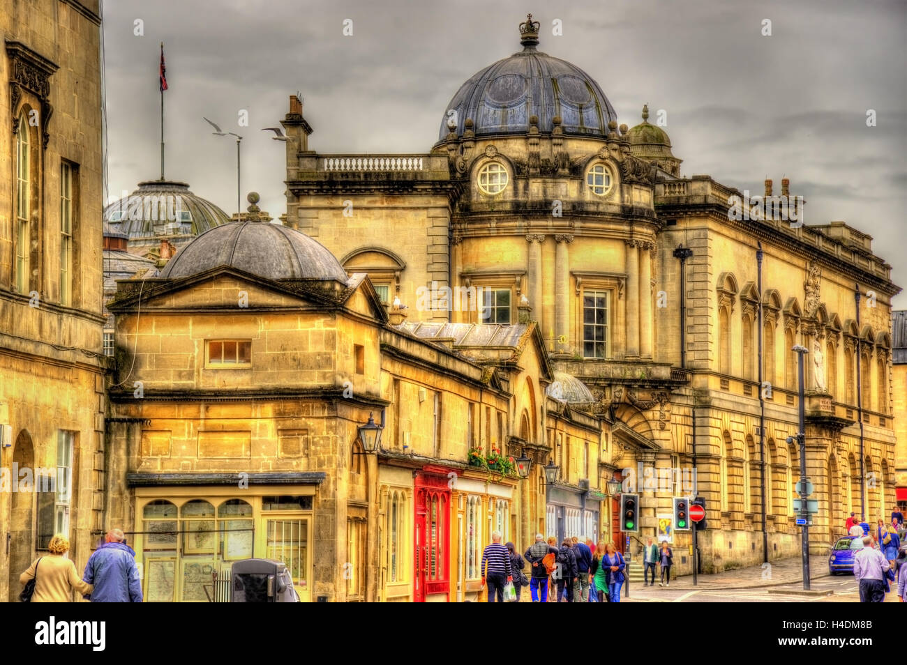 Buildings in the historic centre of Bath - England Stock Photo - Alamy