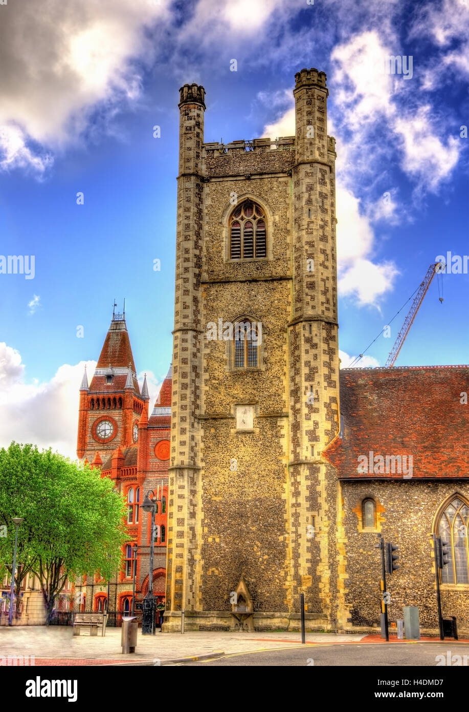 St Laurence's Church in Reading - England Stock Photo - Alamy