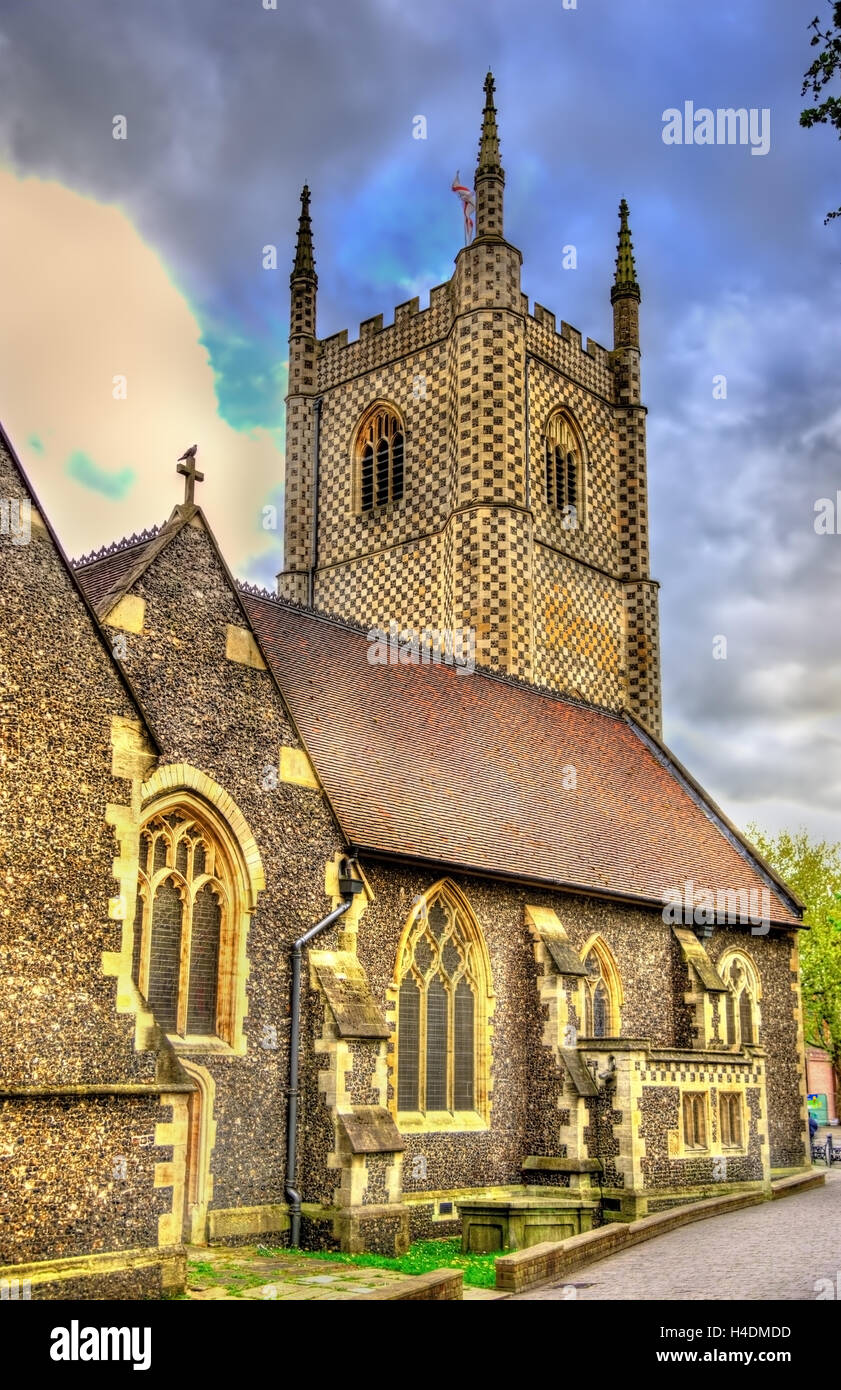 Minster Church of St Mary the Virgin in Reading, England Stock Photo ...