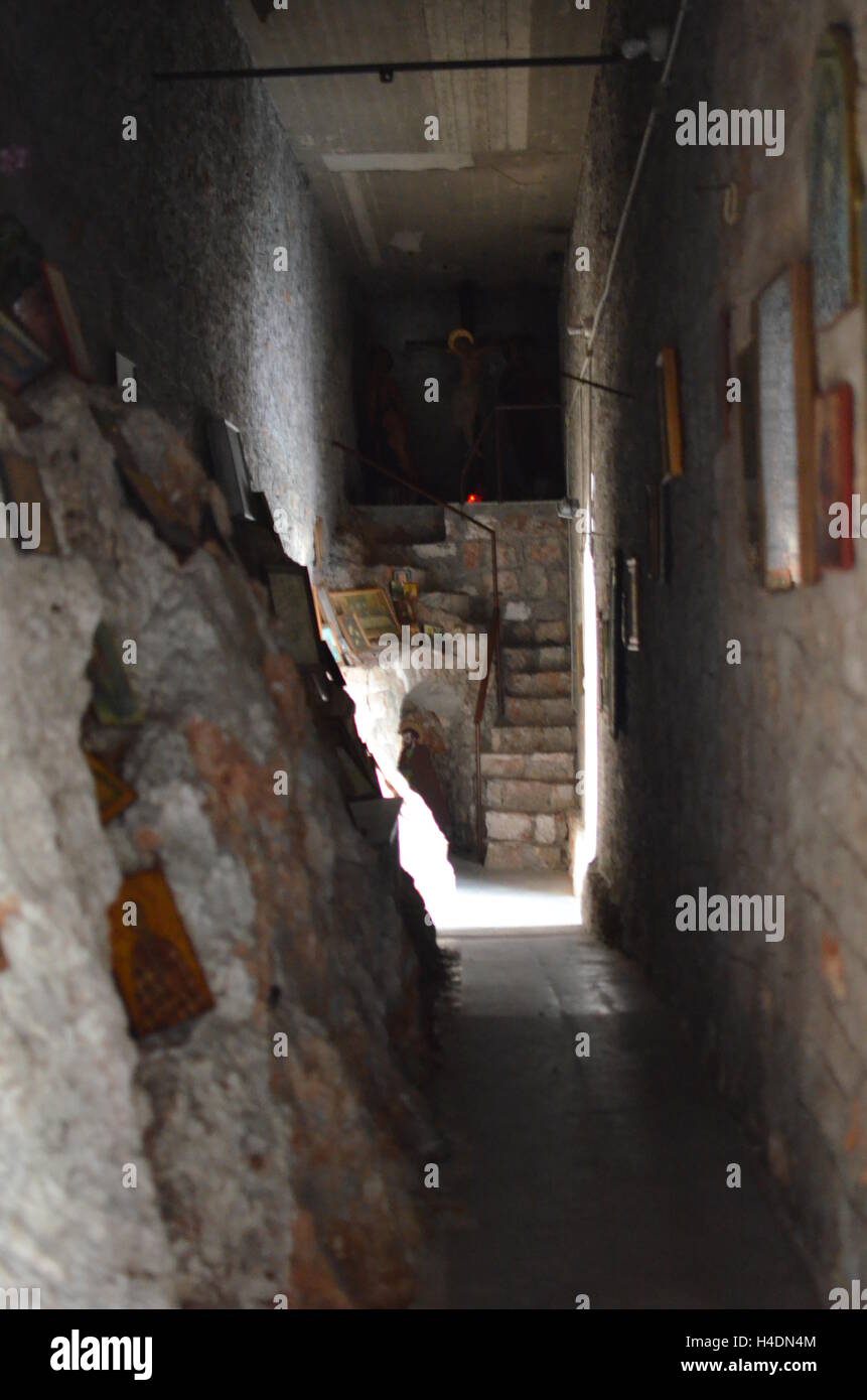 caves and mines around Greece Stock Photo - Alamy