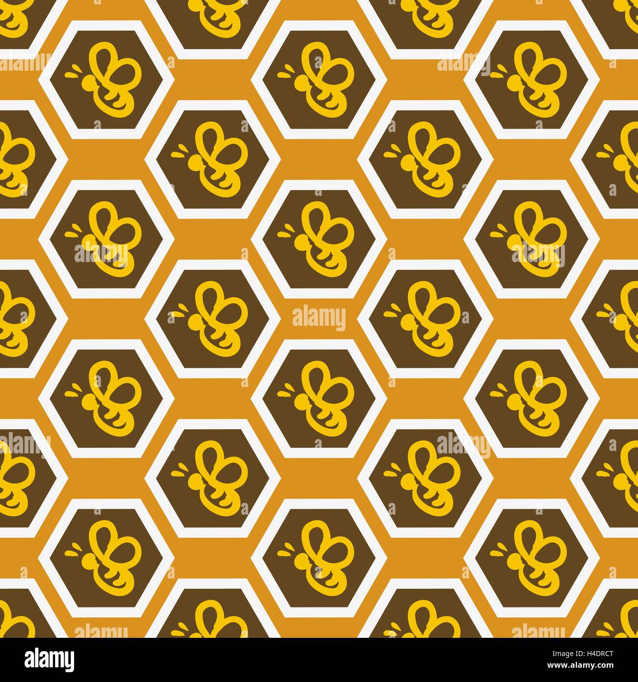 Vector background with bees for your design Stock Vector Image & Art ...