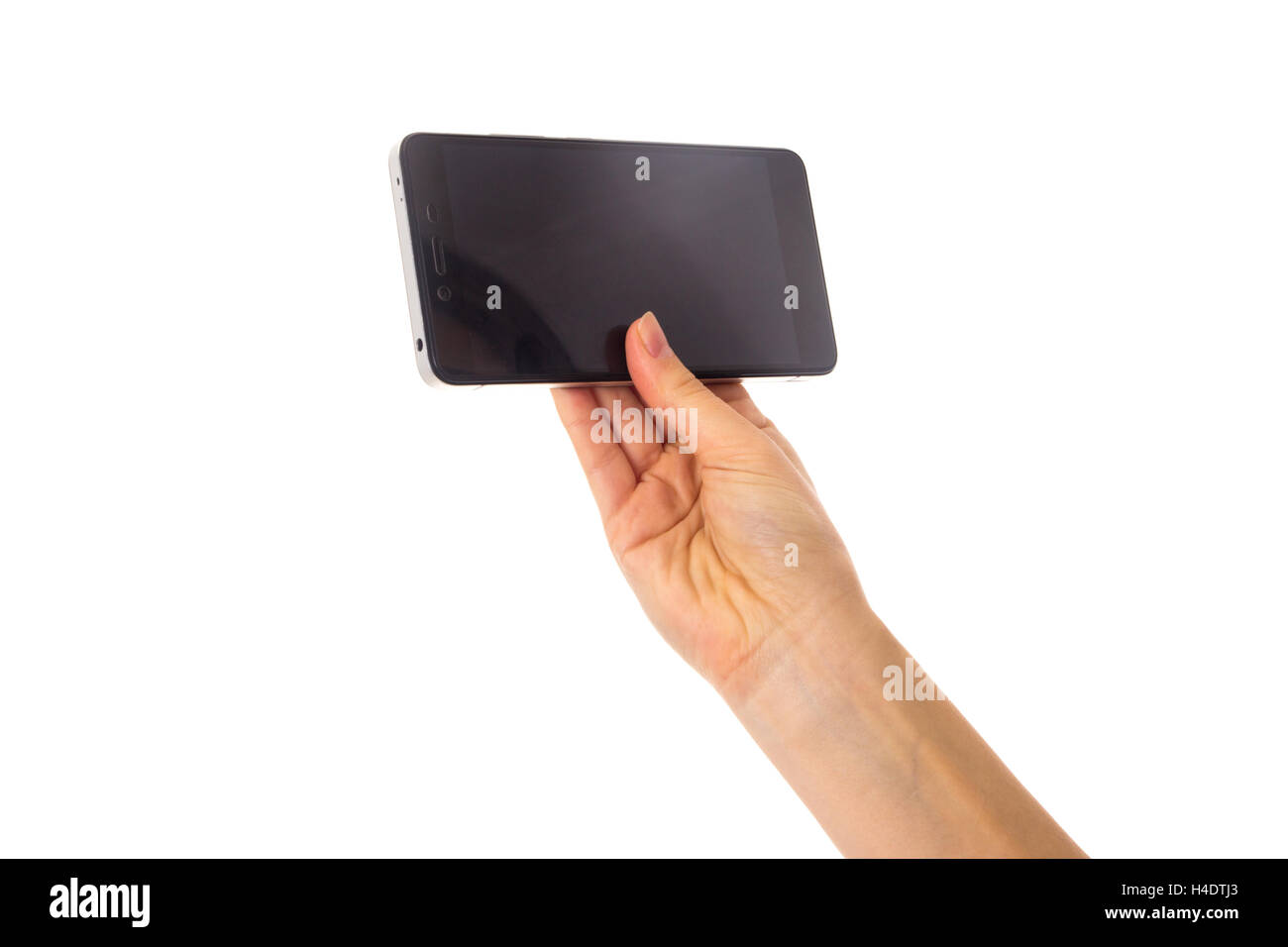 Womans hand holding smartphone hi-res stock photography and images - Alamy