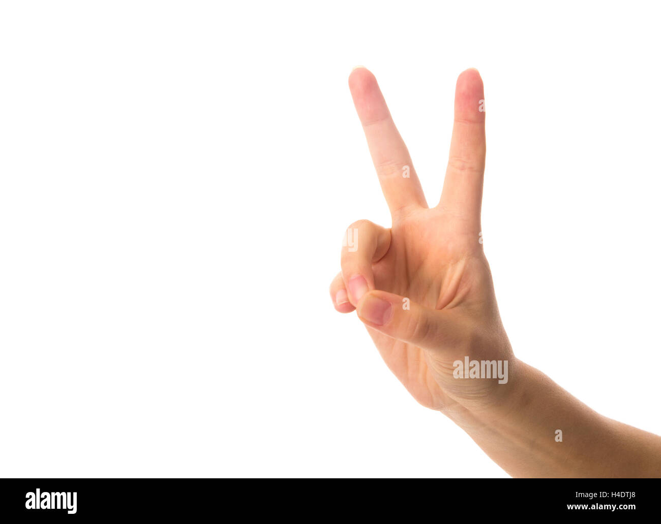 Hand holding peace hi-res stock photography and images - Alamy