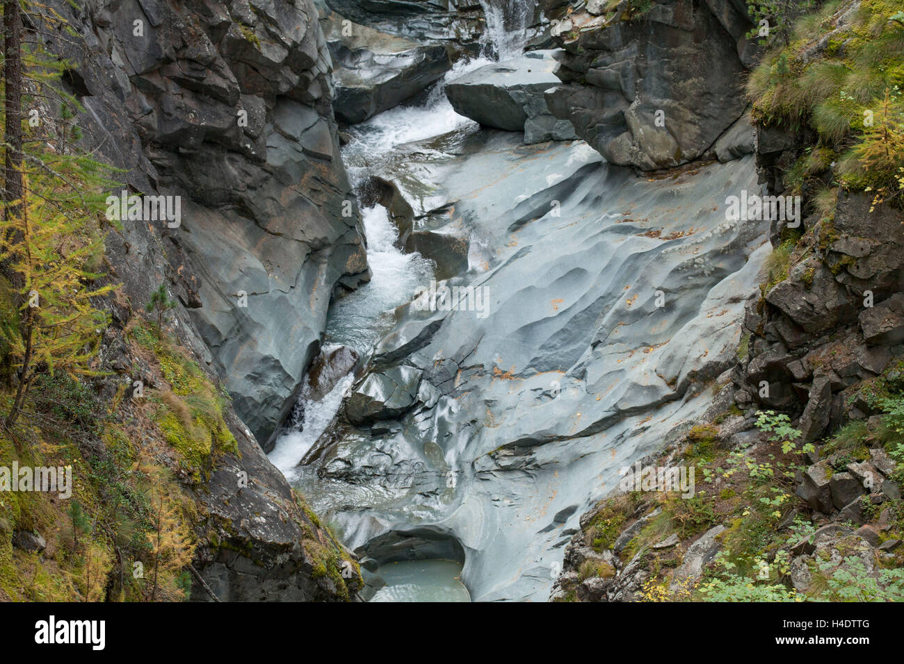 Gornerschlucht (gorge), Zermatt, Switzerland Stock Photo - Alamy