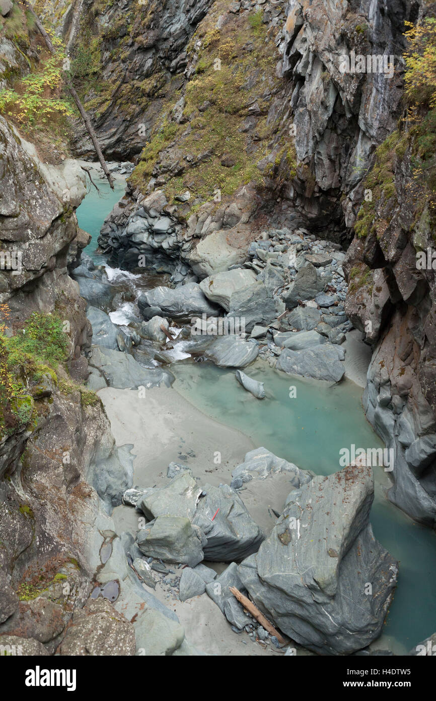 Gornerschlucht (gorge), Zermatt, Switzerland Stock Photo - Alamy