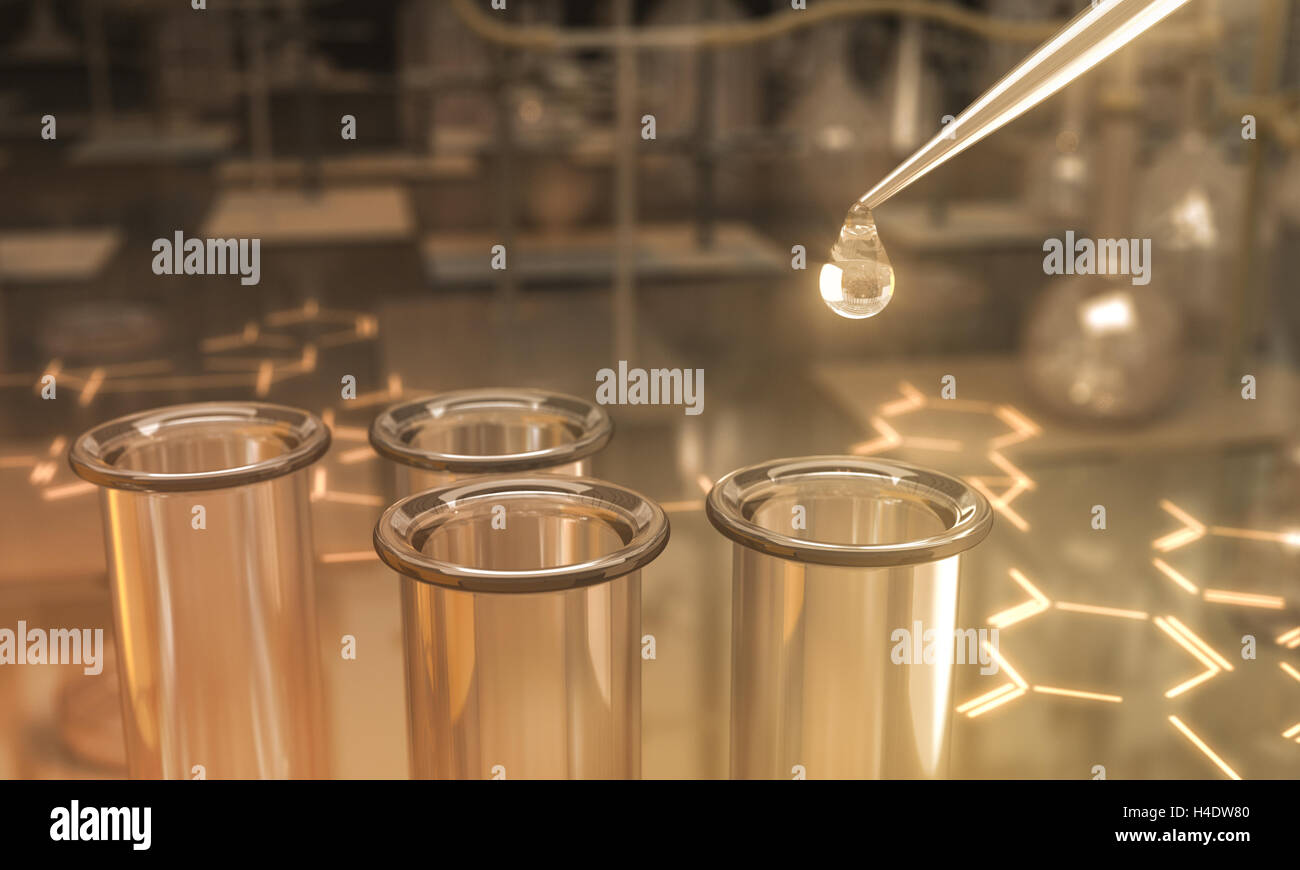 3d rendering chemical test hi-res stock photography and images - Alamy