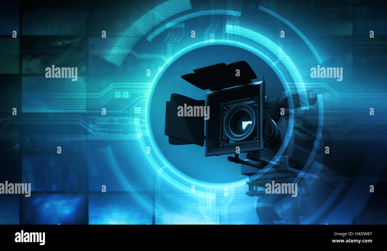 Camera for movie and abstract multimedia Stock Photo - Alamy